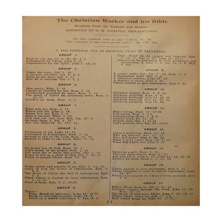 The Christian Worker and his Bible | PDF