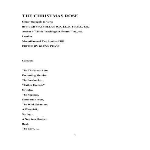 The christmas rose | PDF