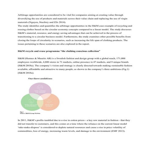 The circular economy in fashion retail: arbitrage opportunities in the ...