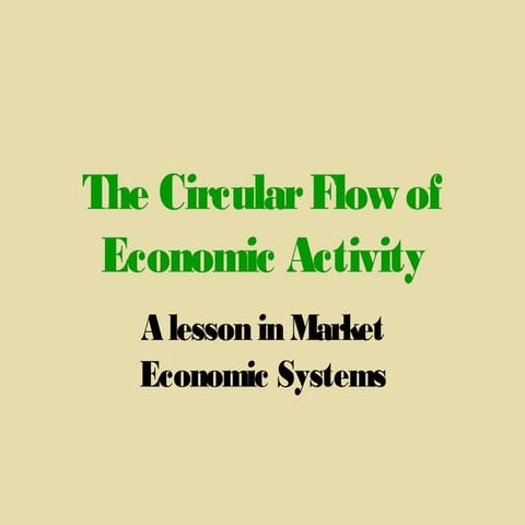 The circular flow_of_economic_activity | PPT