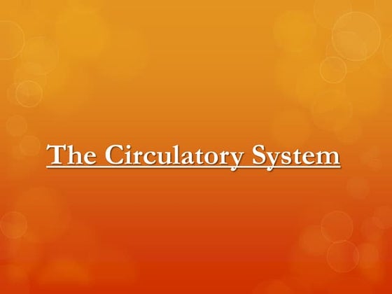 Circulatory system Class 7 | PPTX