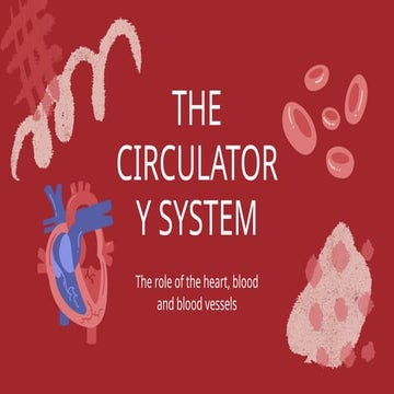 Lesson 1 Circulatory System - Grade 9 | PPTX