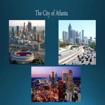 The city of Atlanta Georgia | PPT