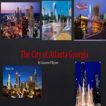 The city of atlanta georgia | PPT