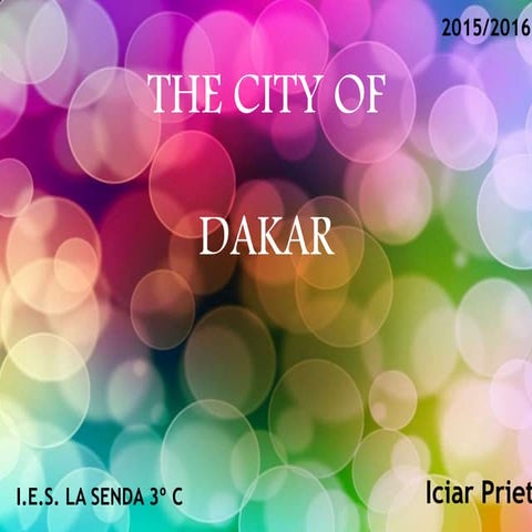 The city of dakar | PPTX