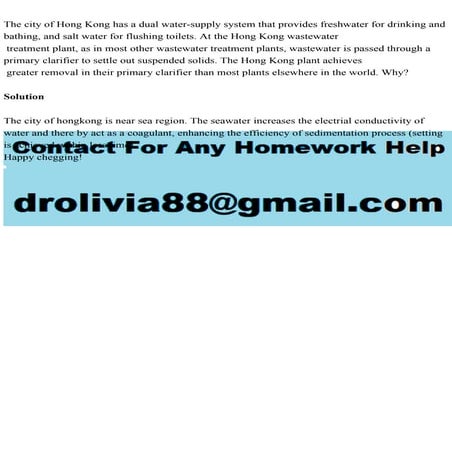 The city of Hong Kong has a dual water-supply system that provides f.pdf