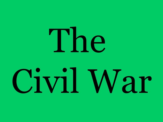 Amercian civil war | PPTX