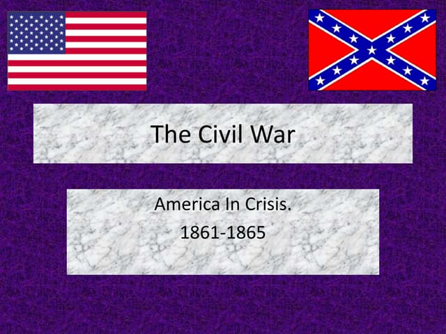 American civil war | PPT