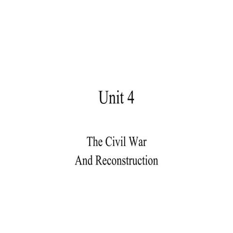 The civil war | PPT
