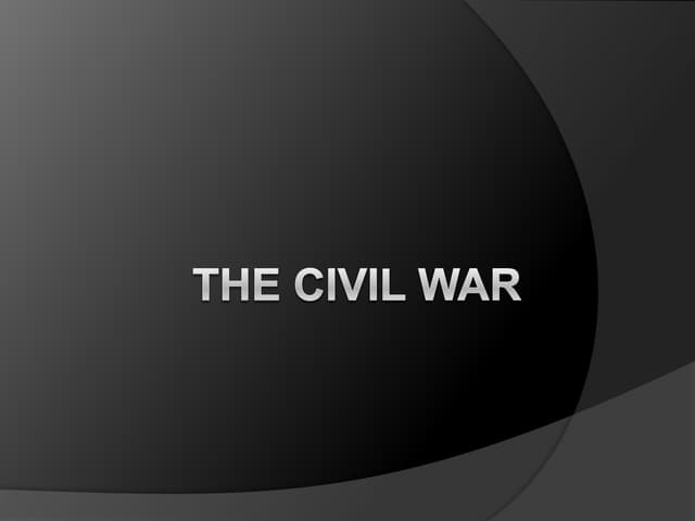 Amercian civil war | PPTX