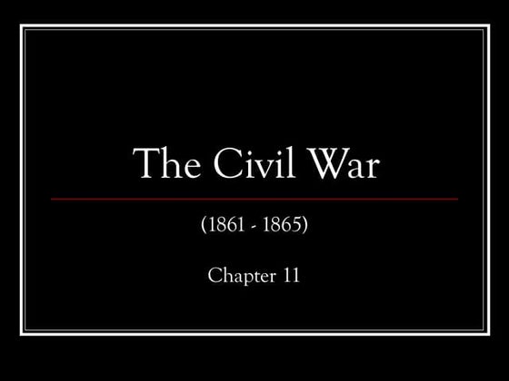 American civil war | PPT