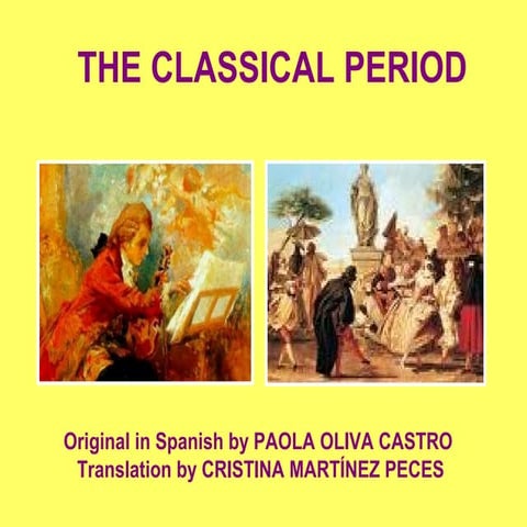 The Classical Period in music | ODP