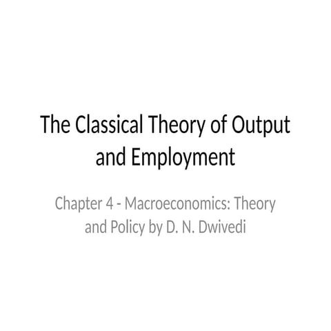 The_Classical_Theory_Presentationqqqqqqqqqpptx | PPTX