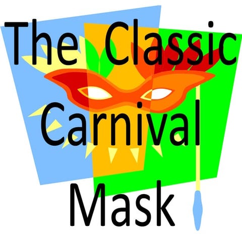 The classic carnival mask | PPSX