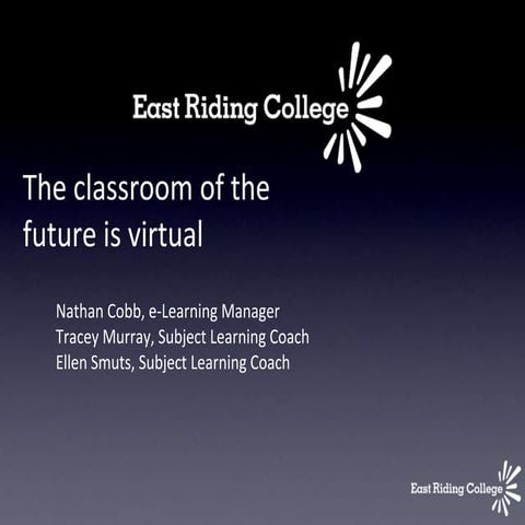 The classroom of the future is virtual | PPTX
