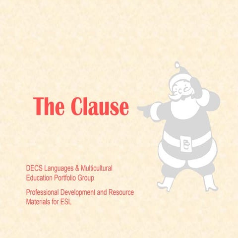 The clause | PPT