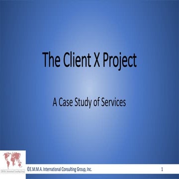 The Client X Project | PPT