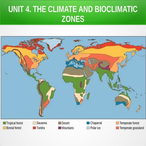 The climate and bioclimte zones | ODP