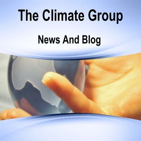 The Climate Group - News And Blog | PPT
