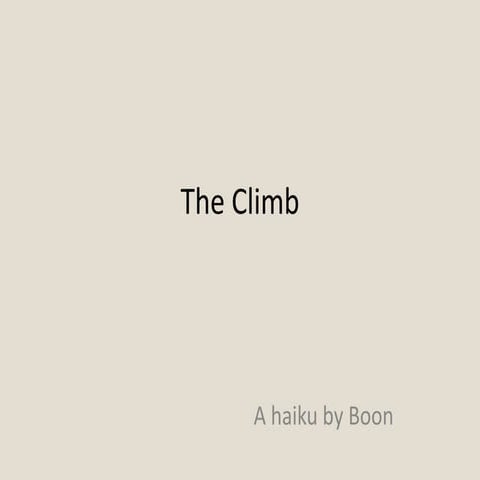 The Climb | PPTX