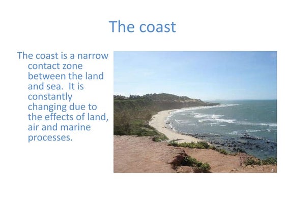 Marine and Coastal Processes | PPT | Geography | Science