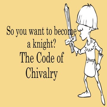 The Code of Chivalry | PPTX