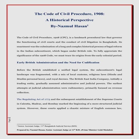 The Code of Civil Procedure, 1908-A Historical Perspective.pdf