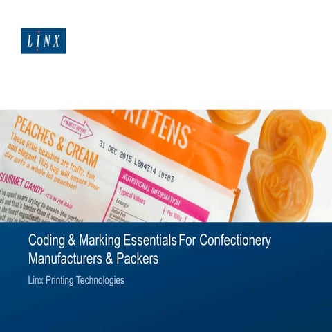 The Coding & Marking Essentials for a Confectionery Manufacturer | PDF