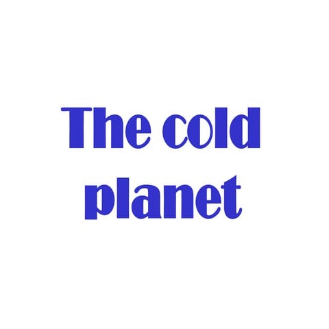 The cold planet | PDF