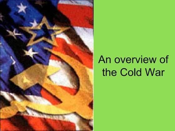 PowerPoint presentation about the Cold War. | PPTX | Death, Injury, or ...