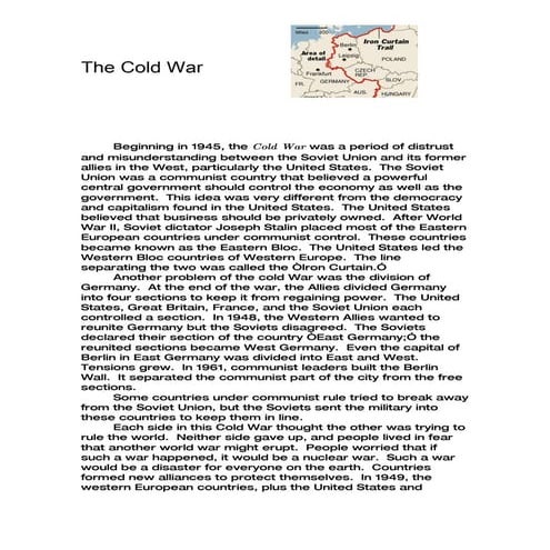 The Cold War Station | PDF