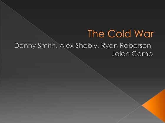 PowerPoint presentation about the Cold War. | PPTX | Death, Injury, or ...