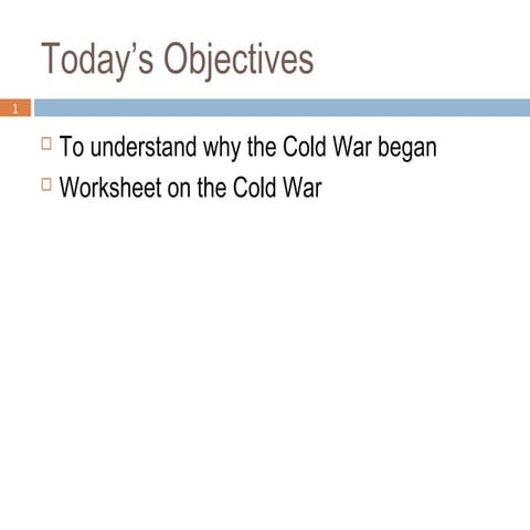 The cold war and canada | PPT