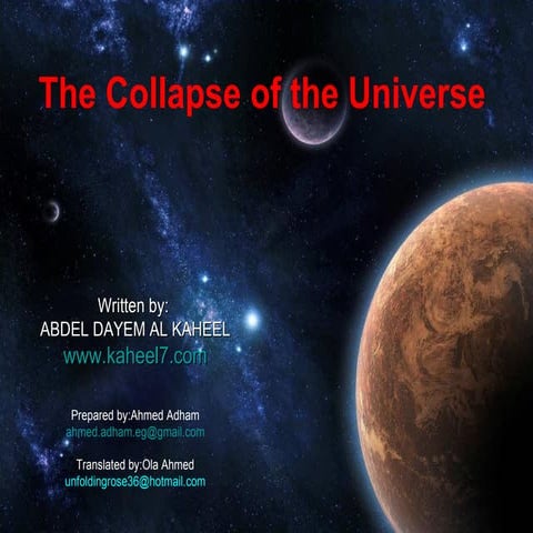 The collapse of_the_universe | PPS | Space and Astronomy | Science