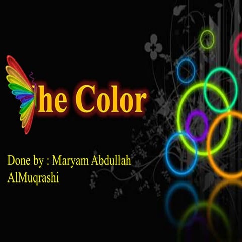 The color presentation | PPT