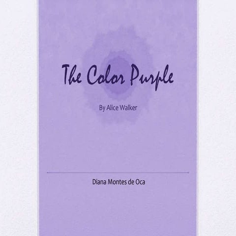 The color purple | PPTX