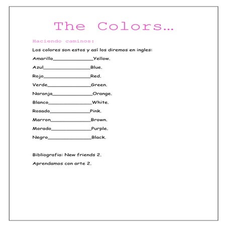 The colors | PDF