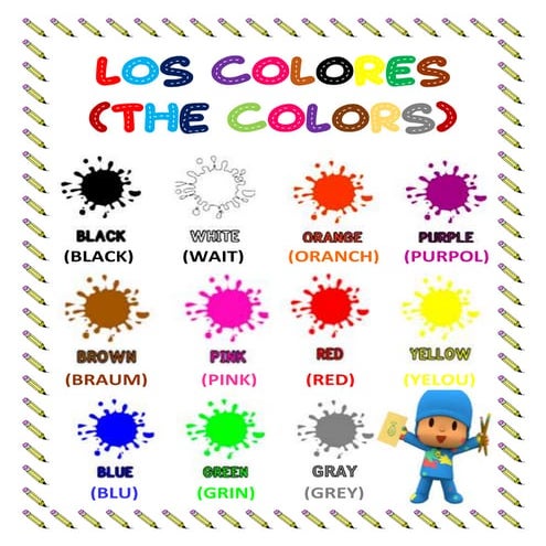 THE COLORS - LOS COLORES.pdf | Design | Fine Art
