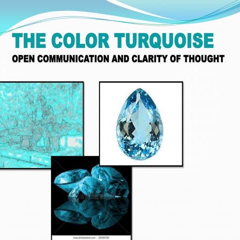 The color turquoise | PPT
