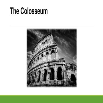 The colosseum | PPT