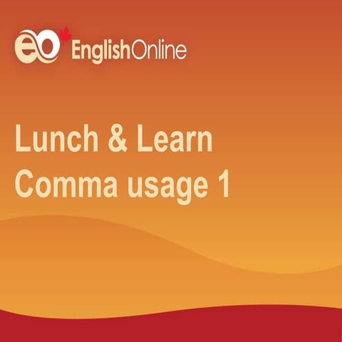 The comma | PPT