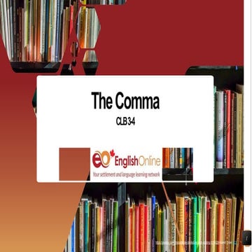 Basic Punctuation (Comma, Colon, Semi-colon) | PPT
