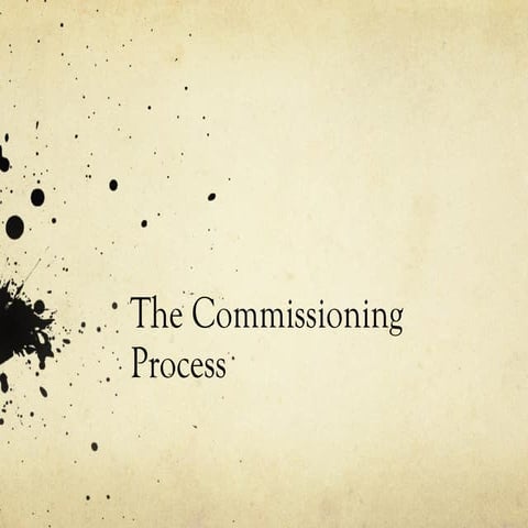 The commissioning process | PPT