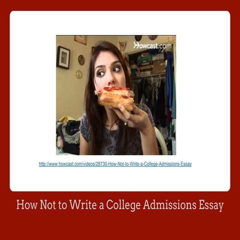 Part 1: The Common Application and the college essay question | PDF