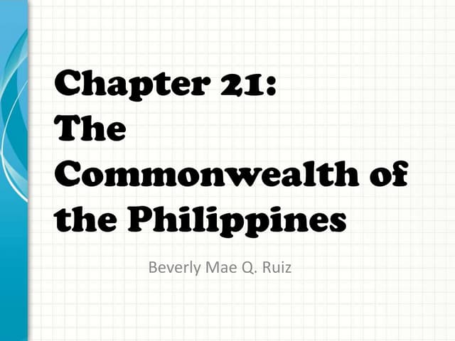 The history of commonwealth period | PPT