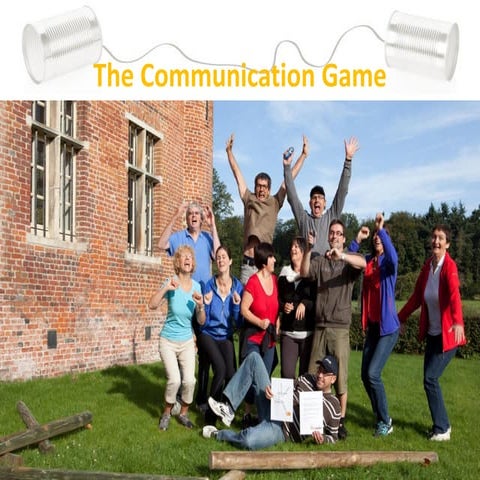The communication game | PDF | Board Games and Puzzles | Games and Puzzles