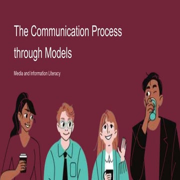 The Communication Process through Models.pptx | Technology & Computing