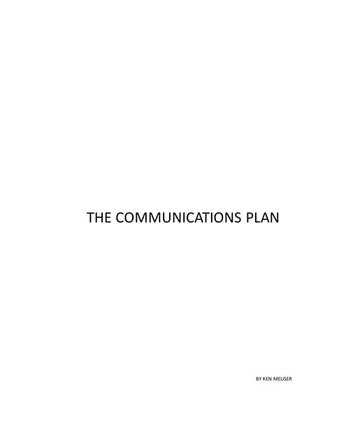 Preparing your communication plan | PPSX