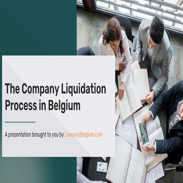 The Company Liquidation Process in Belgium | PPT