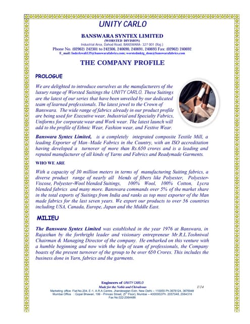 Fateh Profile | PPT